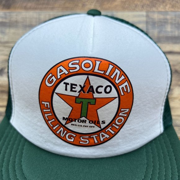 Unbranded | Accessories | Vintage Texaco Mens Trucker Hat Green ...